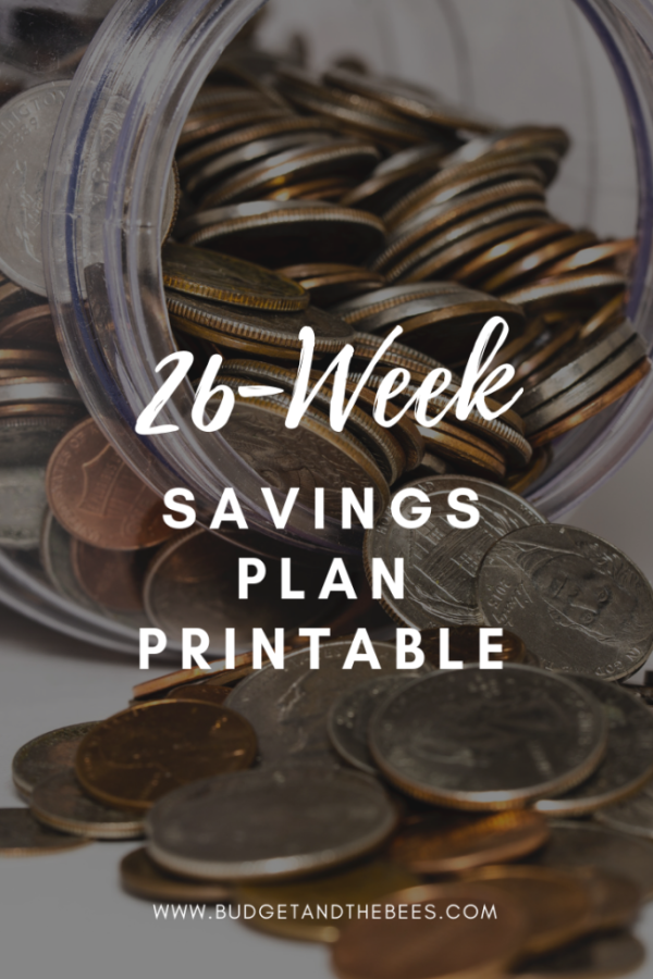 Looking For a Fun Way to Save? Here's a Printable 26-Week Savings Plan