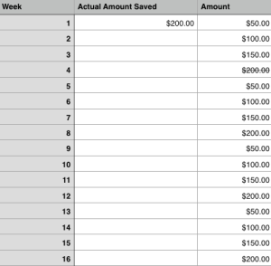 Looking For a Fun Way to Save? Here's a Printable 26-Week Savings Plan