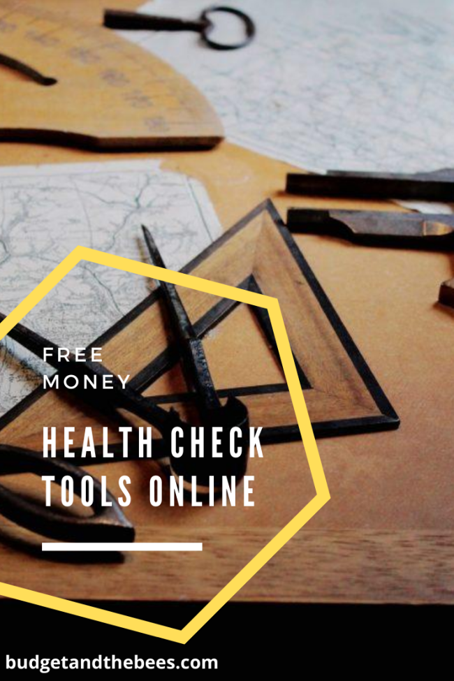 Free Money Health Check Tools Online - Budget and the Bees