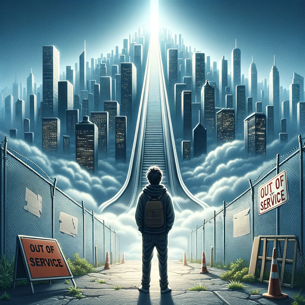 DALL·E 2024-04-22 06.27.28 - A visual representation of reduced social ...